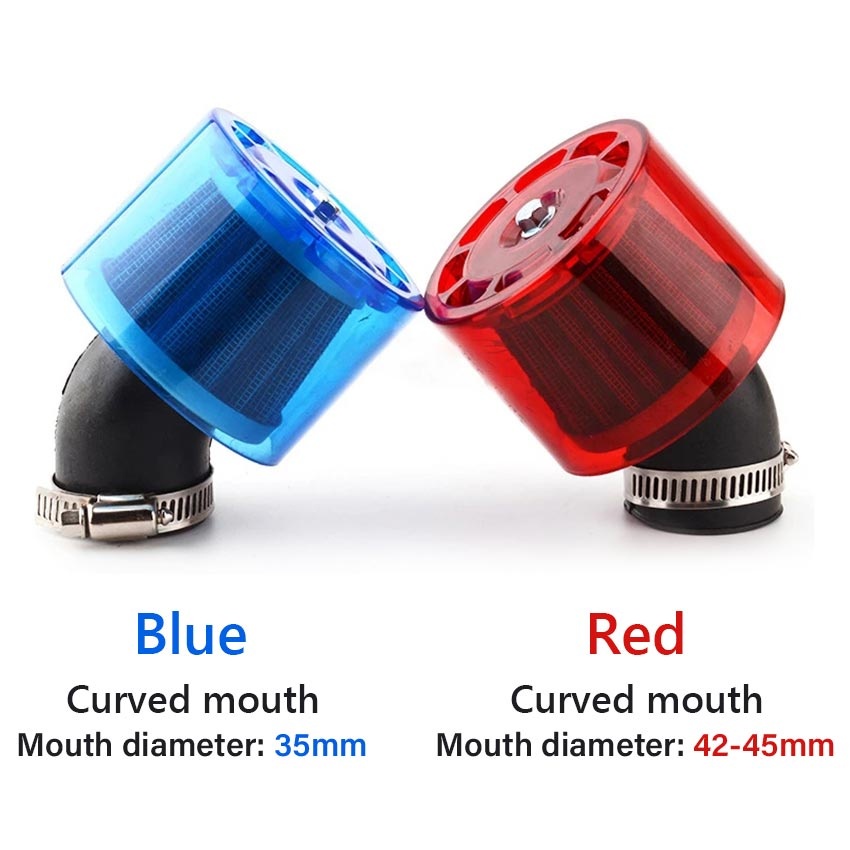 45 Degree Bend Waterproof Air Filter for Motorcycle ATV Dirt Bike ...