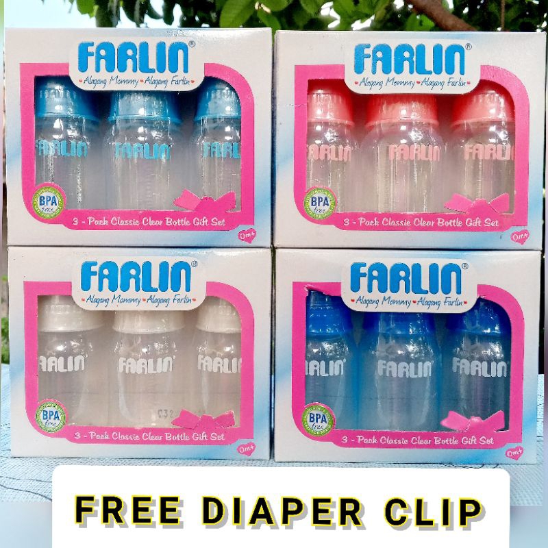 4oz FARLIN 3 PACK CLASSIC CLEAR COLLECTION GIFT SET | Shopee Philippines