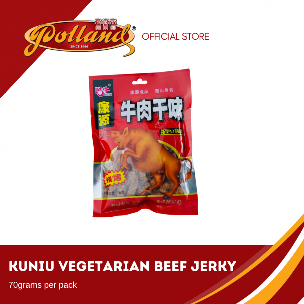 KUNIU Vegetarian Beef Jerky 70 grams per pack | Shopee Philippines