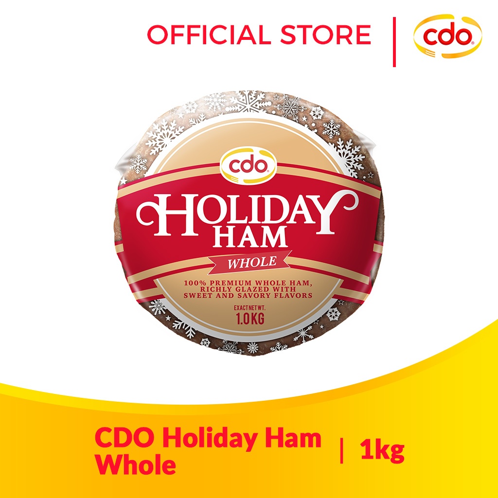CDO Holiday Whole Ham 1kg | Shopee Philippines