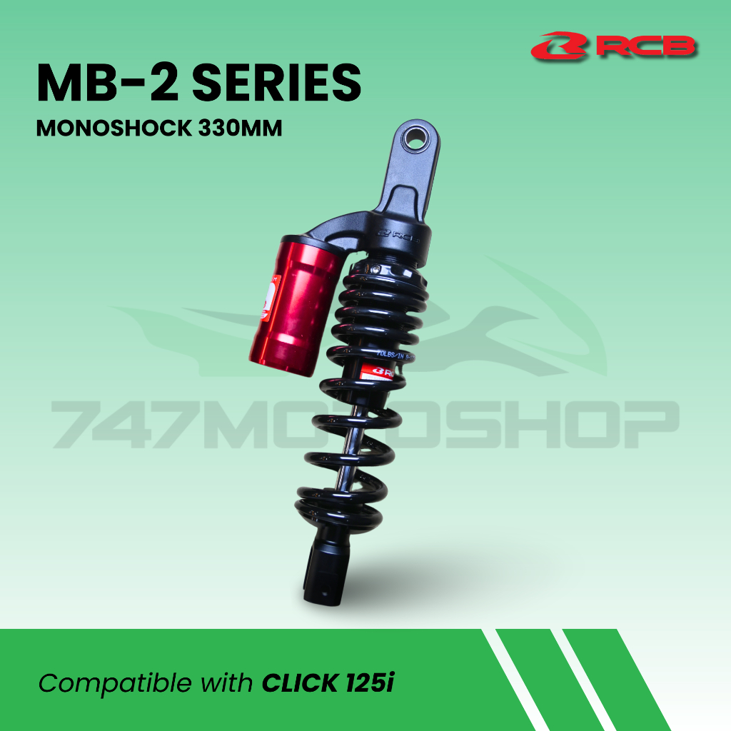 RCB MONO SHOCK MB-2 SERIES FOR CLICK 125i /150 | Shopee Philippines