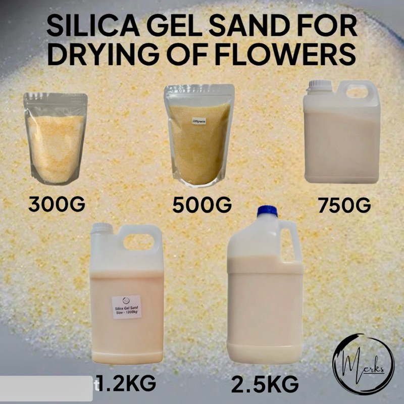 (Daily SHIPOUT) Silica Gel Sand for Drying of Flowers Reusable and Self ...