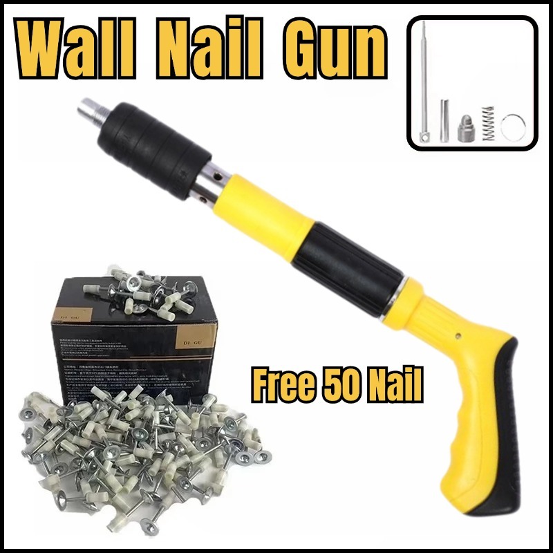 Mini Steel Nail Gun Manual Pipe Concrete Steel Tacker Nails Gun ...