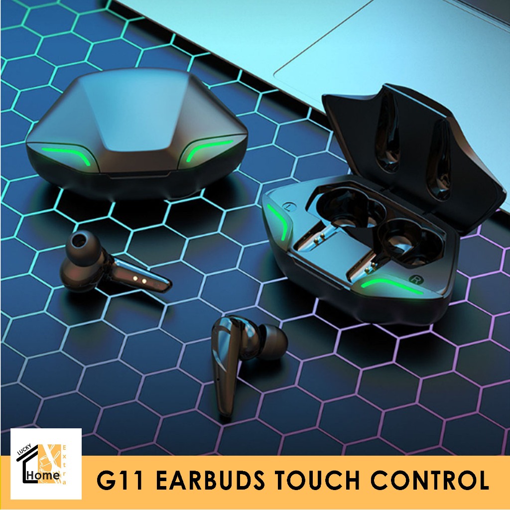 Lucky G11 TWS Gaming Earbuds Touch Control Ultra Low Latency, Audio ...