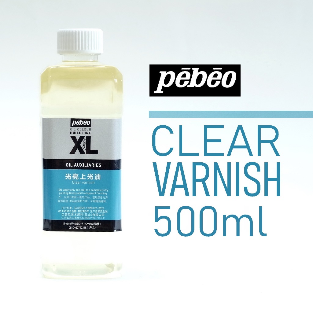 PEBEO Studio XL CLEAR VARNISH 500ml Fine OIL Auxiliaries OIL medium ...