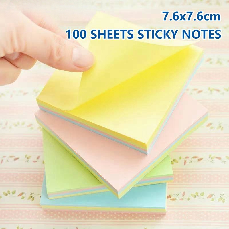 100/150 Sheets Office & School Sticky Notes Paper | Shopee Philippines