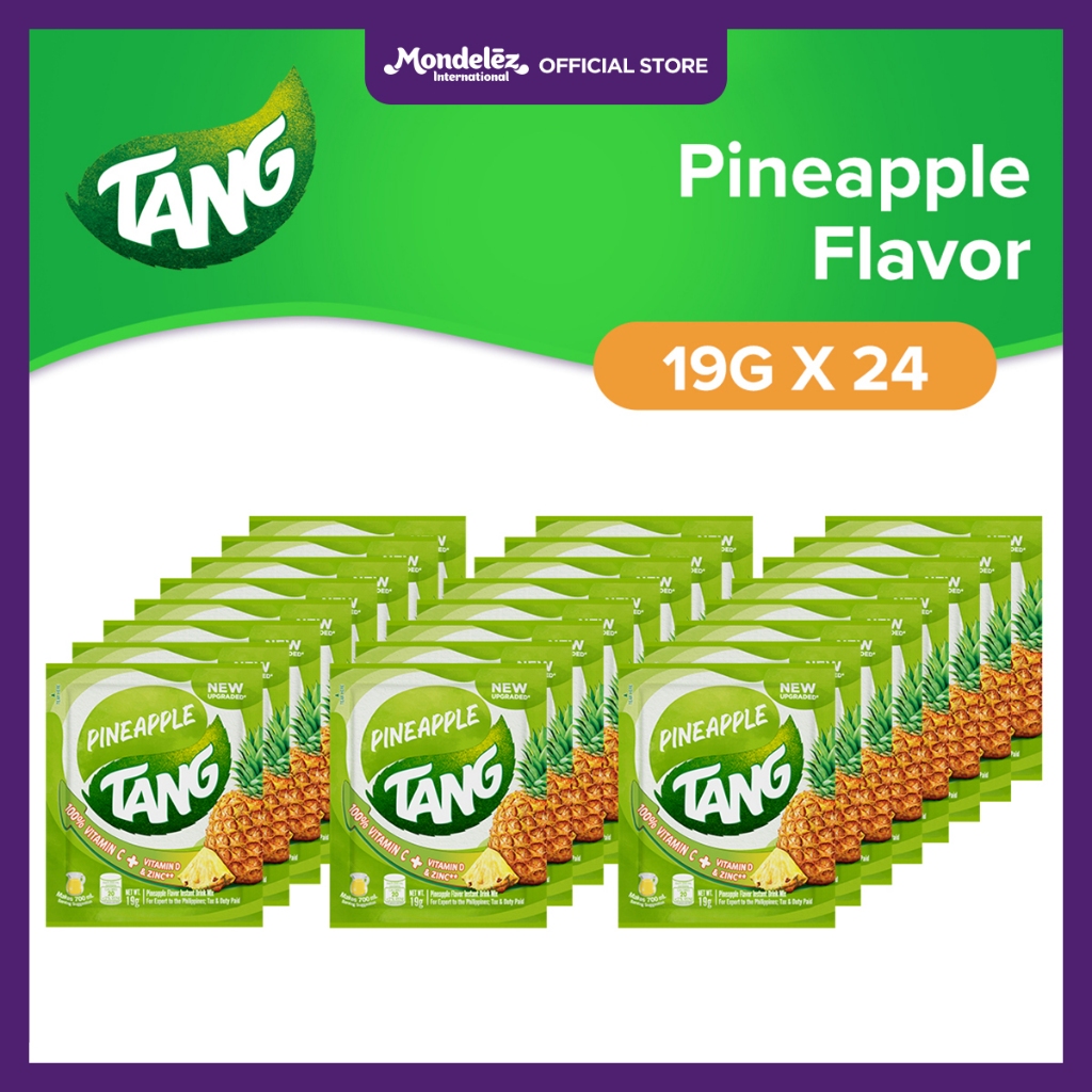 Tang Instant Drink Mix - Pineapple Flavor 19g (Set of 24) | Shopee ...