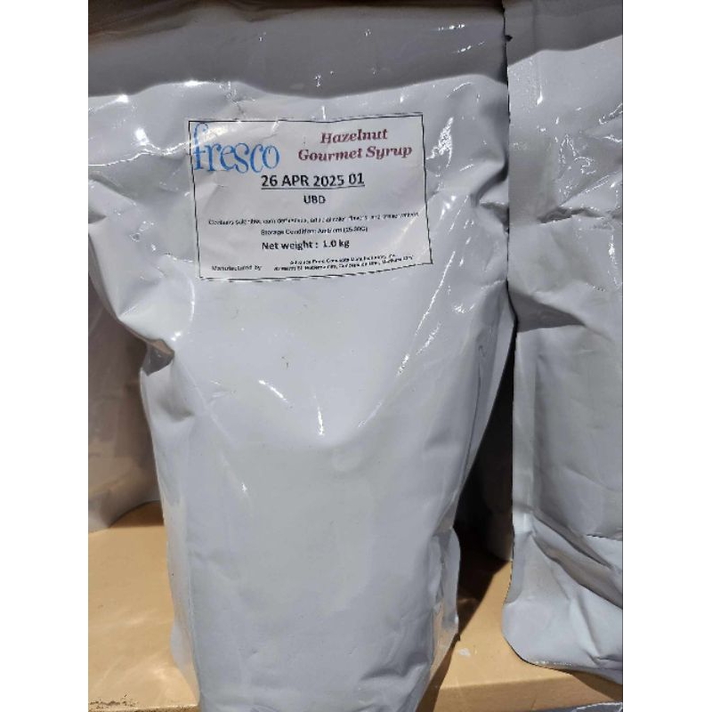 1kg FRESCO Hazelnut Gourmet Syrup | Shopee Philippines