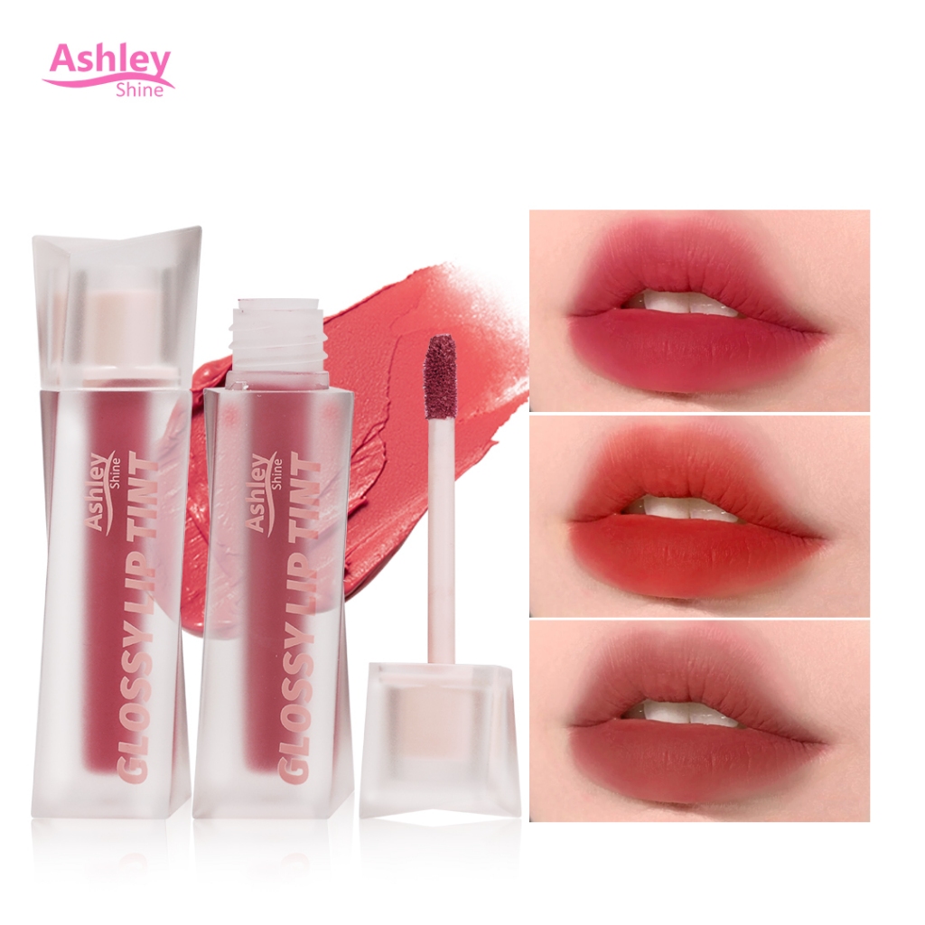 Ashley Shine Matte Lipgloss Moisturizing Liptint Lipstick Long Lasting ...