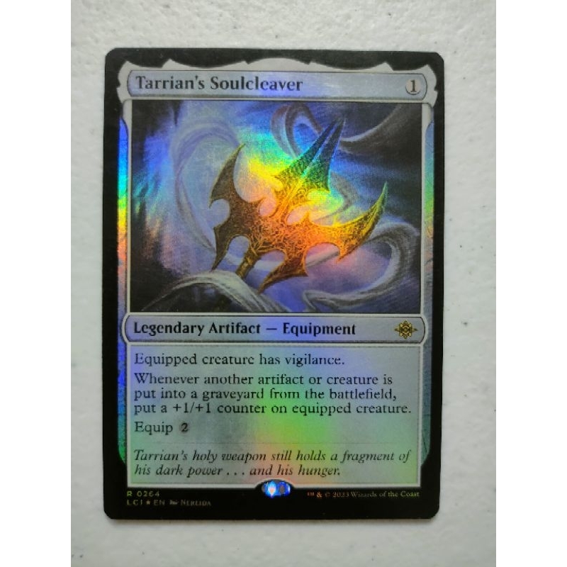 MTG - Tarrian's Soulcleaver - FOIL - LCI | Shopee Philippines