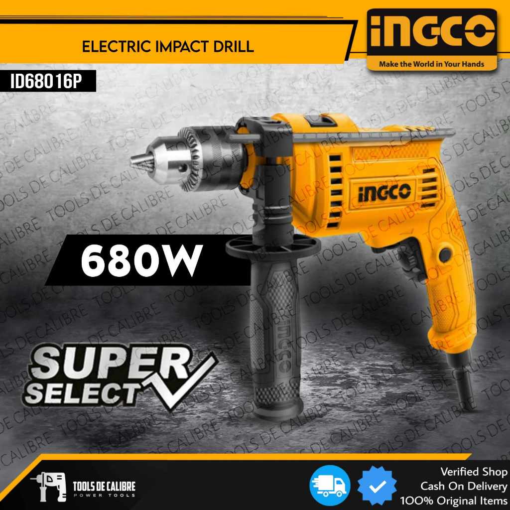 INGCO Industrial Impact Drill 680W ID68016P | Shopee Philippines