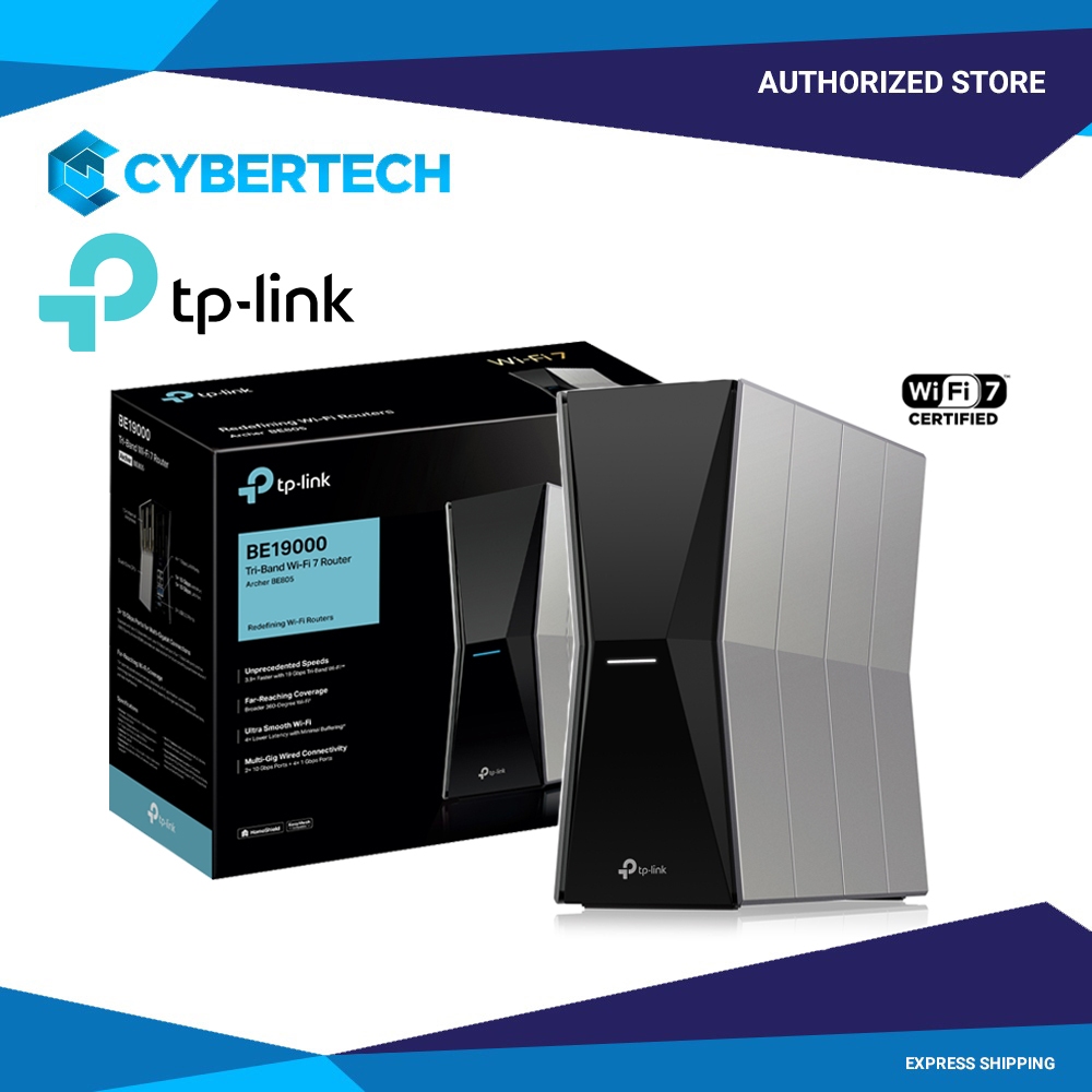 Tp-Link Archer BE805 BE19000 Tri-Band Wi-Fi 7 Router | Shopee Philippines