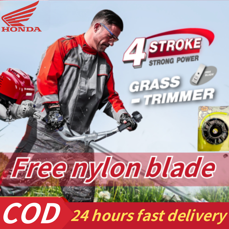 【COD】Japan Honda 4-Stroke GX-35 Grass Cutter gasoline portable garden tool brush grass trimmer ...