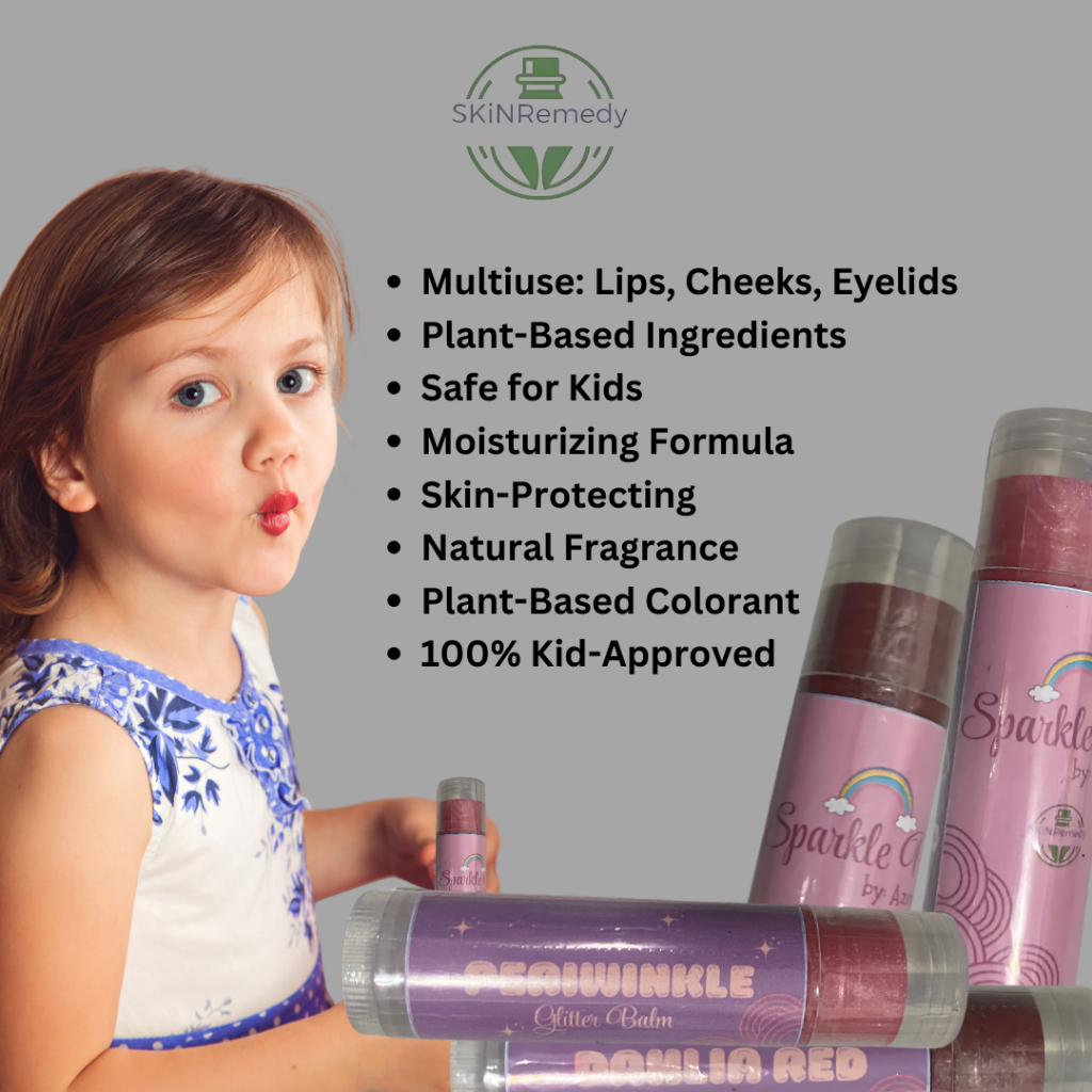 Sparkle Pop by Azuri Plant-Based Multi-Use Balm for Kids – For Lips ...