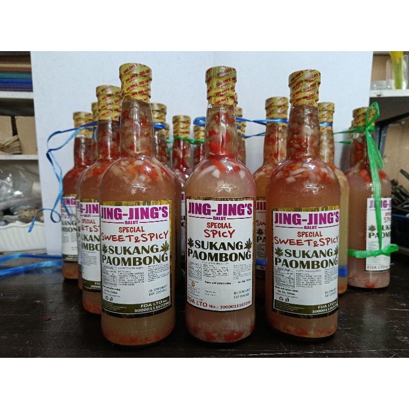 JING JING'S Sukang Paumbong Spicy and Sweet&Spicy Flavor Available | Shopee Philippines