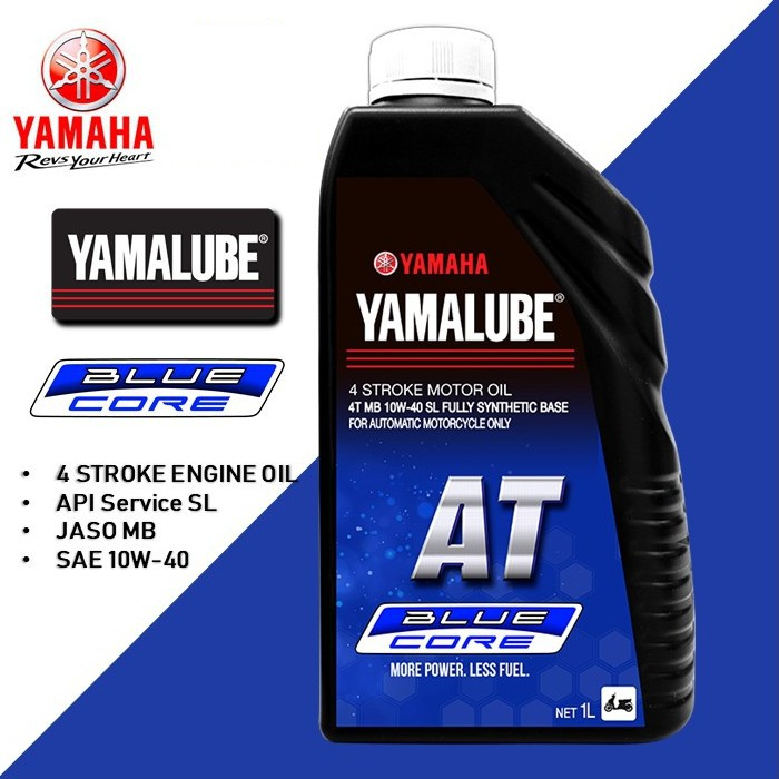 Yamalube AT Blue Core 4 Stroke Motor Oil 4T MB 10W-40 SL Fully ...