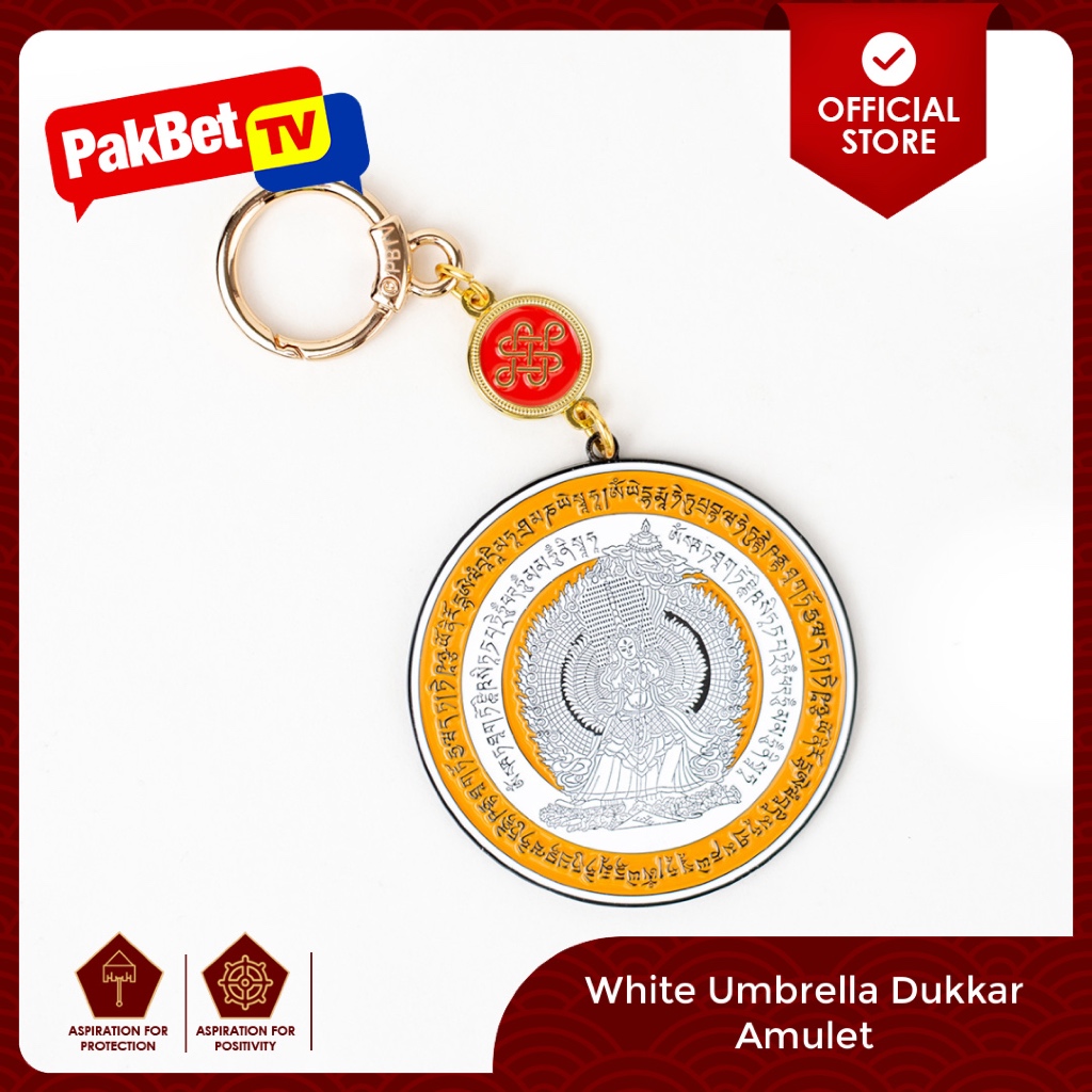 2025 White Umbrella Dukkar Amulet | Feng Shui by PakBet TV | Shopee ...