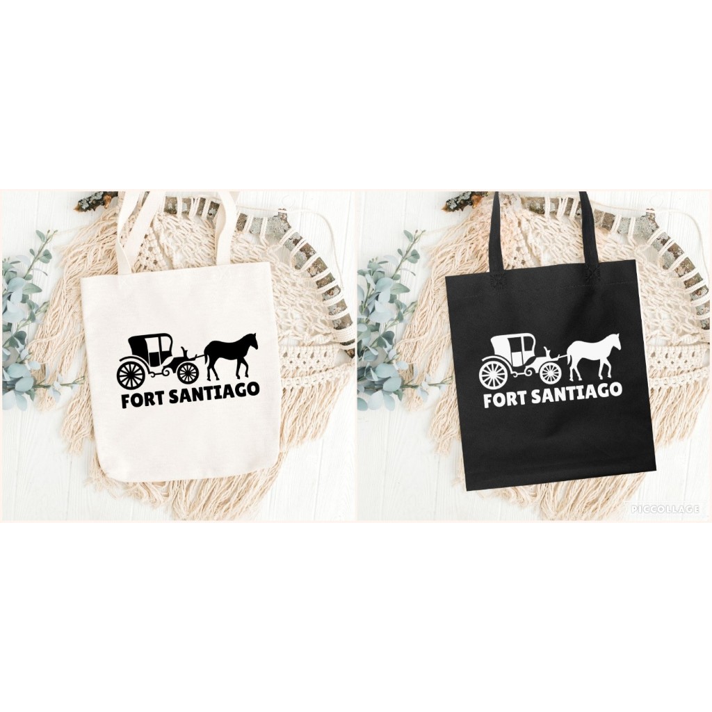 VINYL RANDOM LOCAL TOTE BAG DESIGN (FORT SANTIAGO) | Shopee Philippines