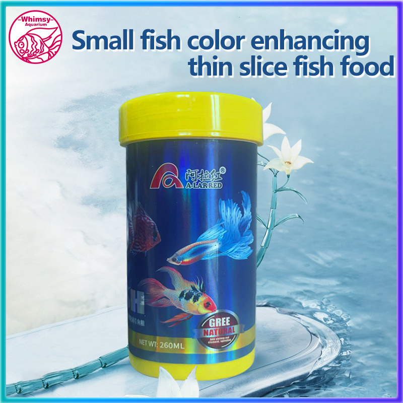 Color Enhancing Fish Food thin slice Goldfish Food Pellets Discus Fish ...