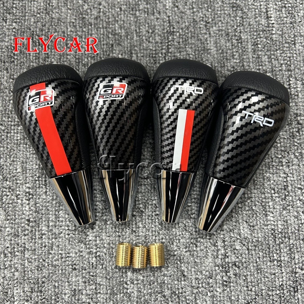 TRD GR Sport Racing Gear Shift Knob Shifter Lever For Toyota Leather ...
