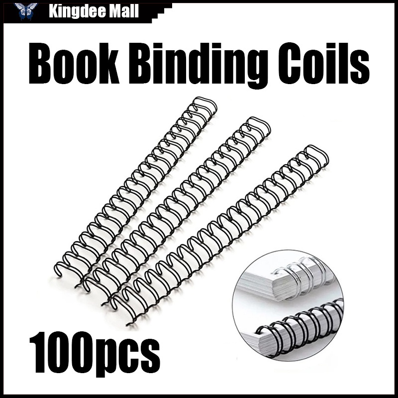 100PCS Binding Coil Book Binding Coils For Fixed Pages | Shopee Philippines