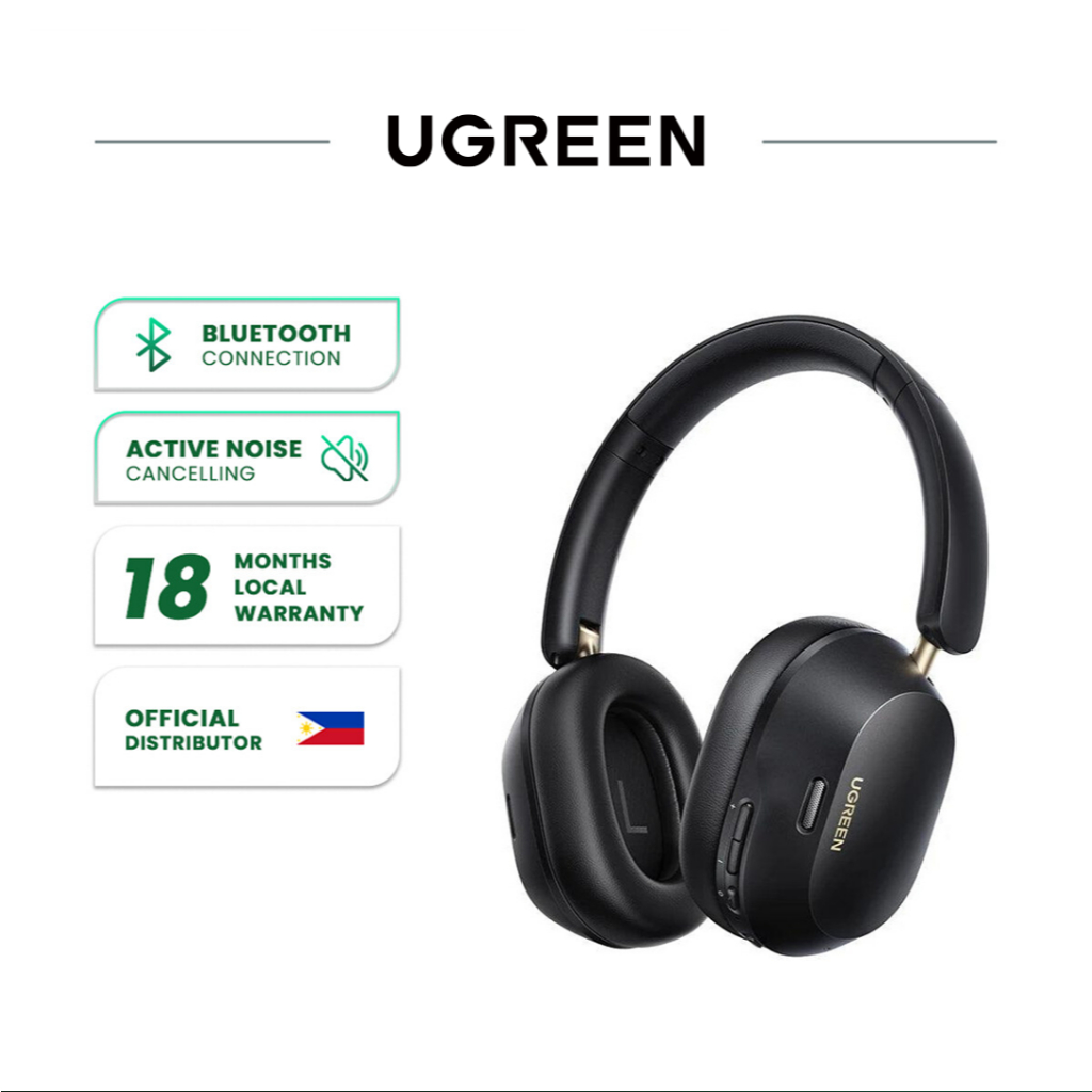 UGREEN HiTune Max5c Hybrid Active Noise-Cancelling Headphones Black - PH | Shopee Philippines