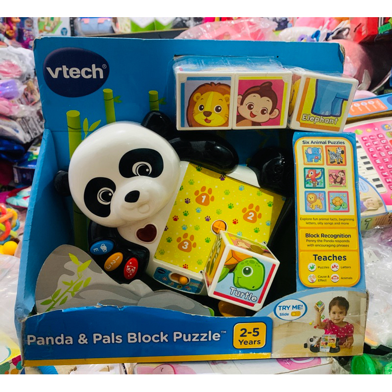 Vtech Panda & Pals Block Puzzle - Original/Authentic | Shopee Philippines