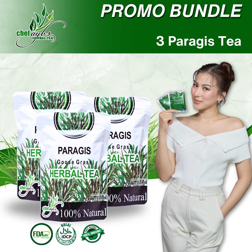 CHEF AYB'S TRIPLE PARAGIS TEA || 10 TEA BAGS PER PACK | Shopee Philippines