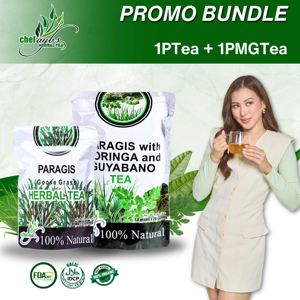 CHEF AYB'S TEA BUNDLE || PARAGIS TEA 10 TEABAGS & PMGT 20 TEABAGS ...