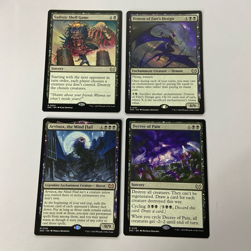 SADISTIC SHELL GAME DEMON OF FATE’S DESIGN ARVINOX, THE MIND FLAIL DECREE OF PAIN DSK DUSKMOURN ...