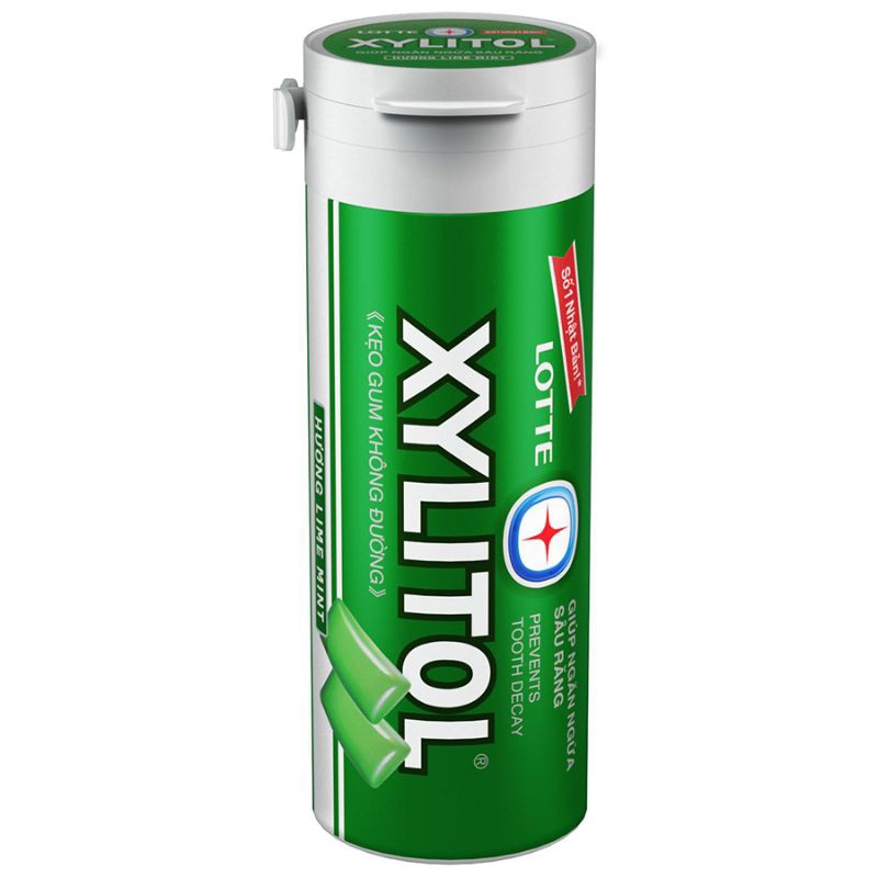 Xylitol (Sugar Free) Gum Lime Mint Flavor 29g | Shopee Philippines