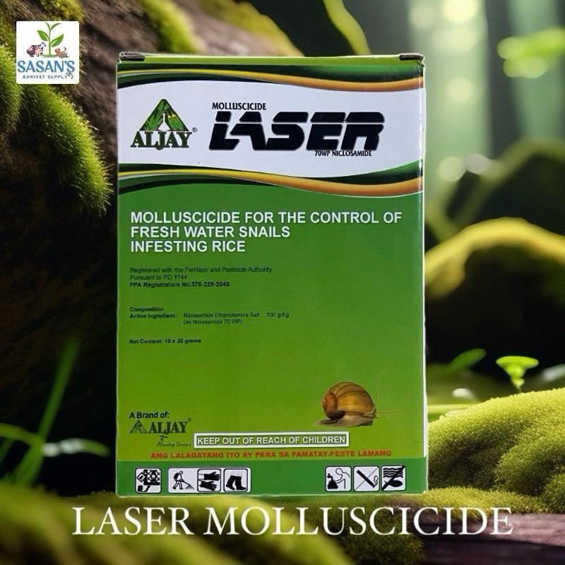 LASER MOLLUSCICIDE 1 BOX (10x35grams) | Shopee Philippines