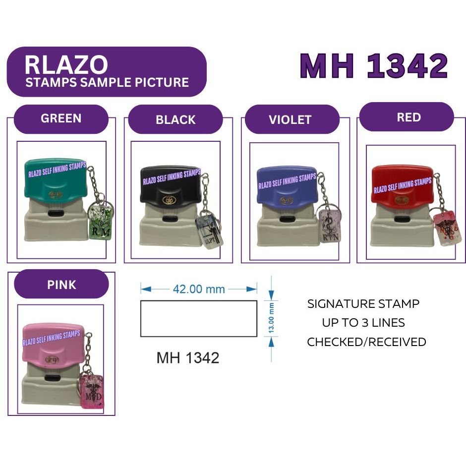 MH1342 self inking stamps | Shopee Philippines