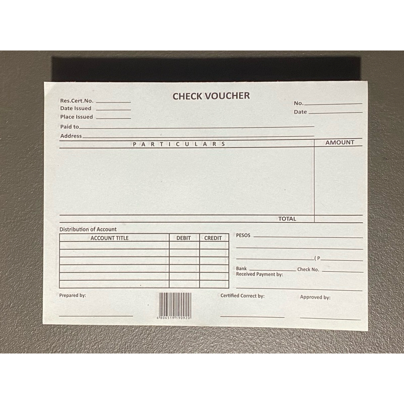 Check Voucher 2ply sold per pad | Shopee Philippines