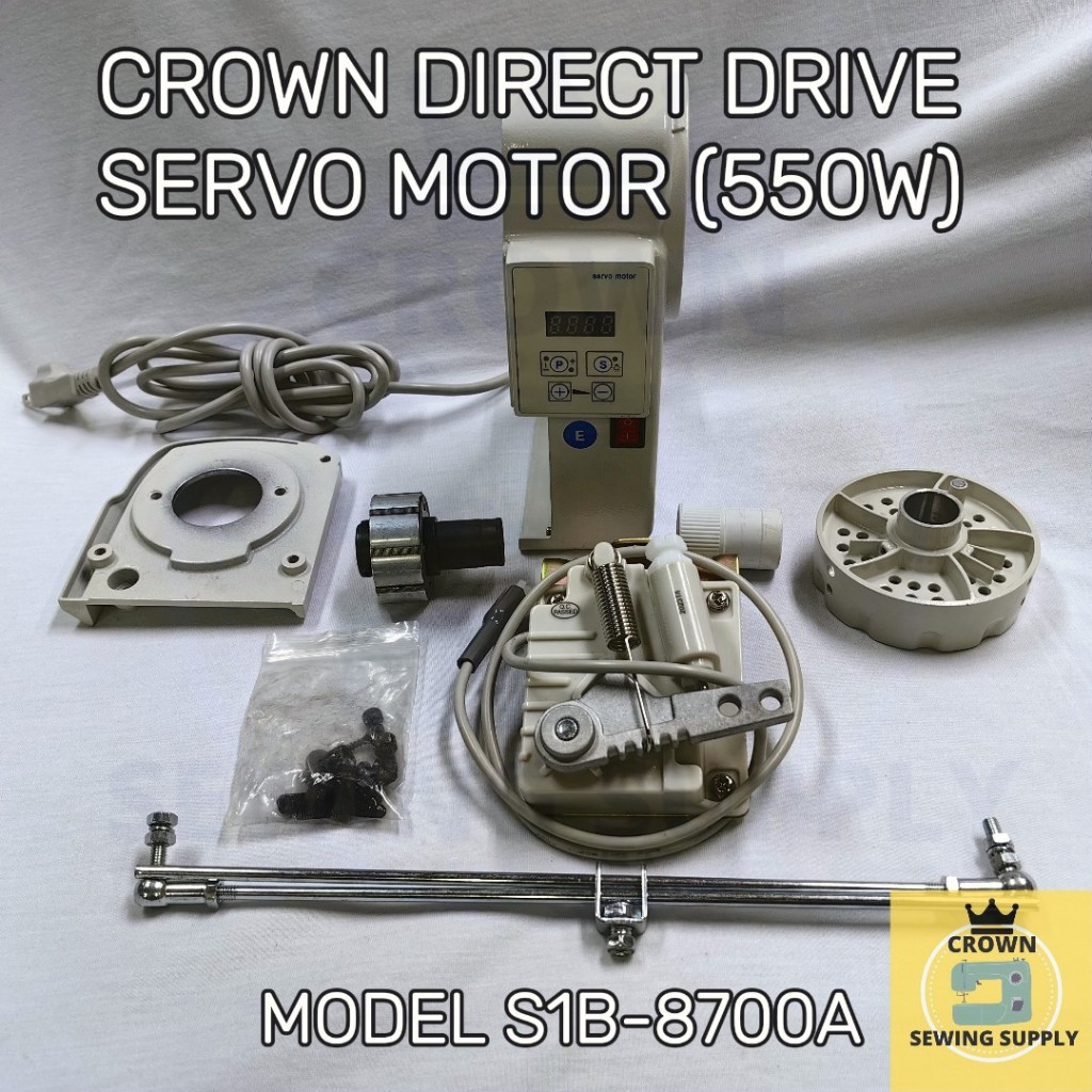 CROWN Direct Drive Servo Motor (550W) for High-Speed Industrial Sewing ...