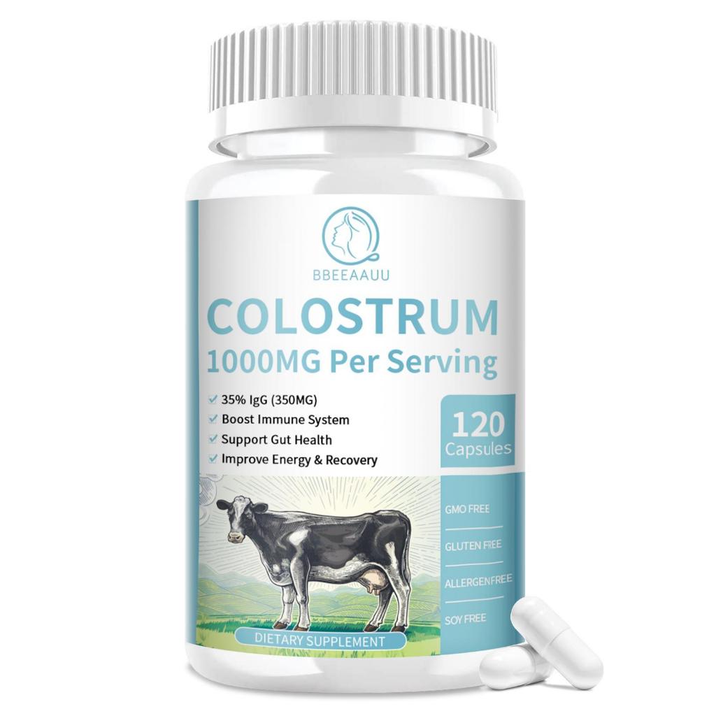 BEAU Colostrum Capsules1000mg Support to Focus &Energy Healthy Immunity ...