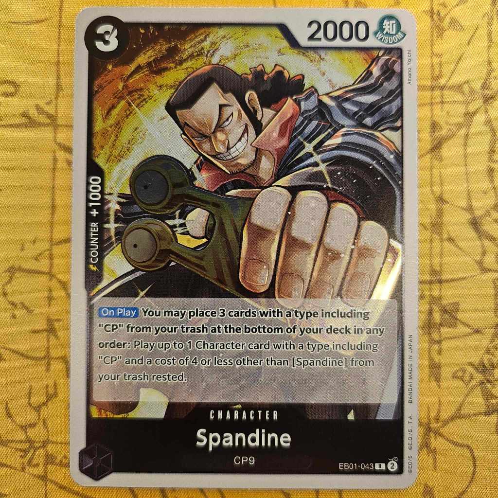 One Piece TCG [ENGLISH] EB01-043 R Spandine [ENGLISH VERSION] | Shopee Philippines