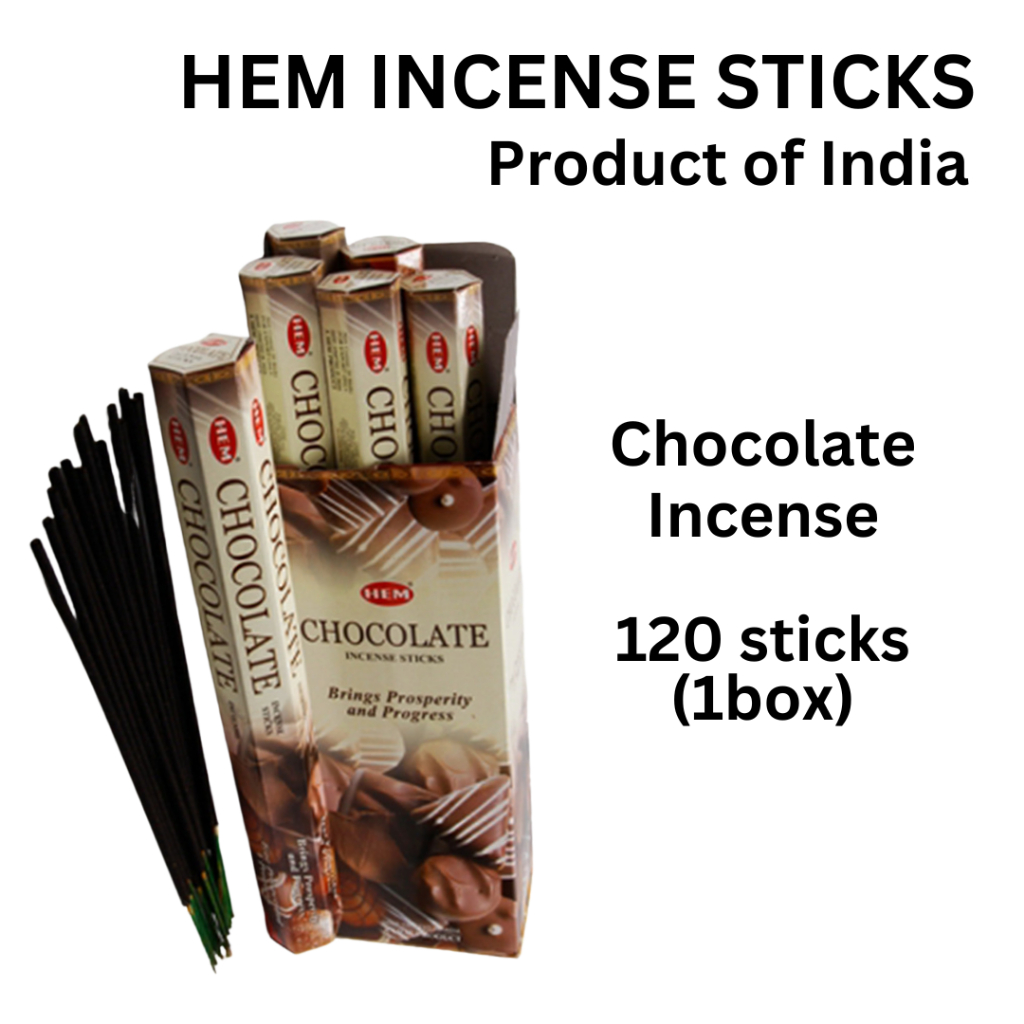 HEM Chocolate Incense Sticks 120 Sticks (1box) AUTHENTIC & IMPORTED ...