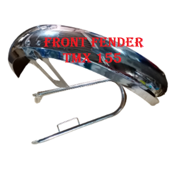FRONT FENDER FOR TMX 155 (CHROME PLATED) | Shopee Philippines