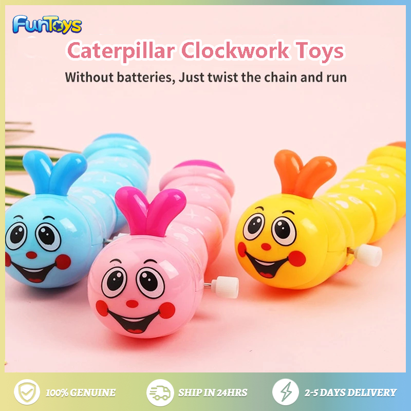 FunToy Cute Caterpillar Crawling Clockwork Toy Cartoon Simulation ...