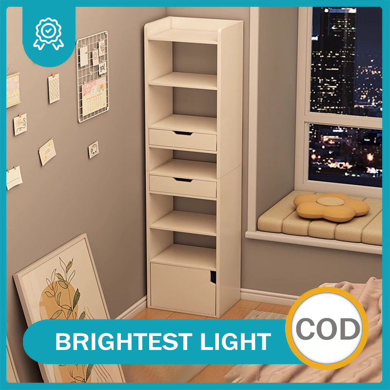 Corner narrow bookshelf Corner corner cabinet Storage shelf Corner ...
