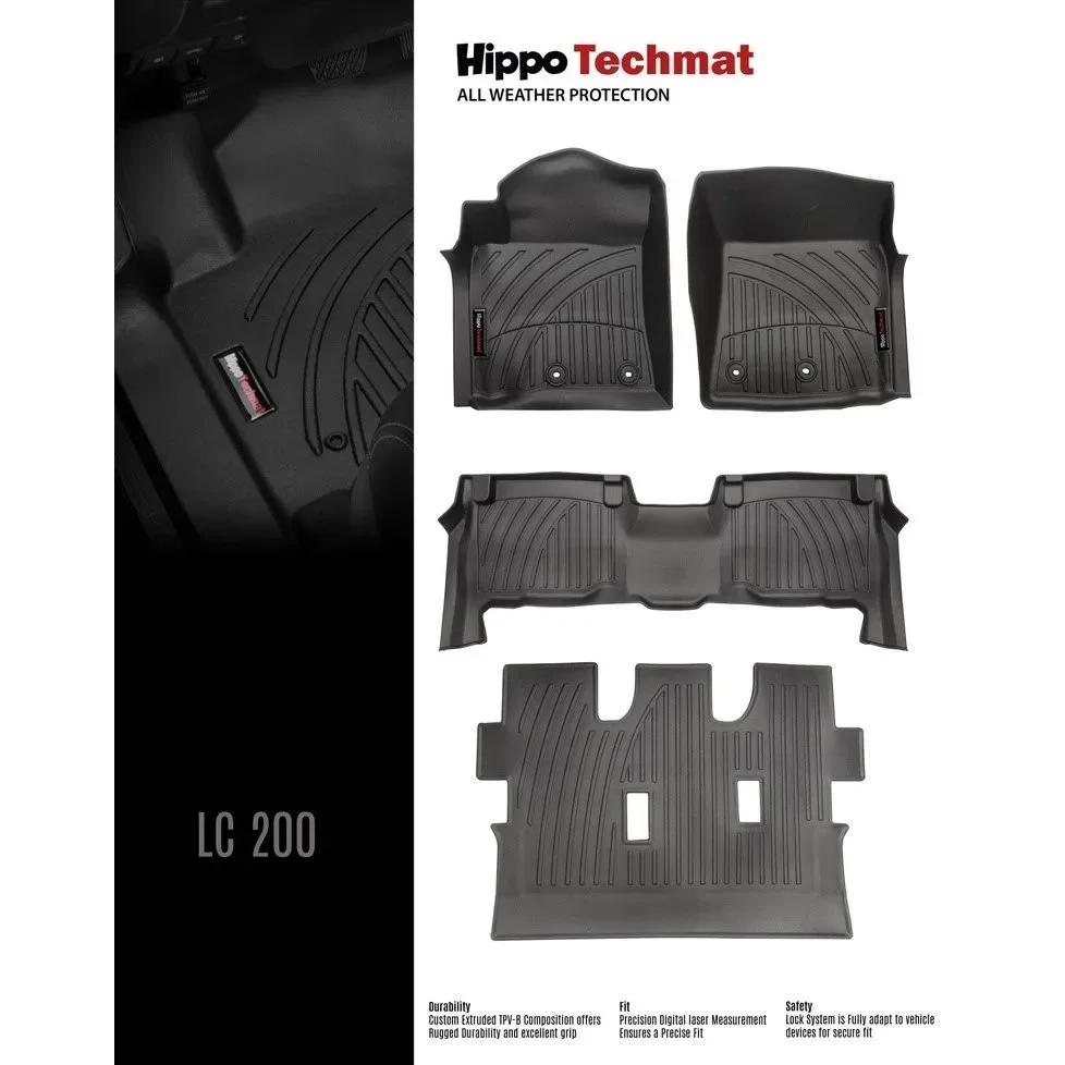 Toyota Landcruiser Lc200 2015 to 2021 Hippo Techmat Pro deepdish ...