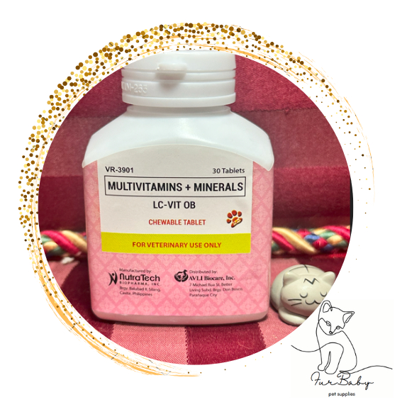 LC-VIT OB Chewable Tablet for Pregnant/Lactating Dogs 30tabs | Shopee ...