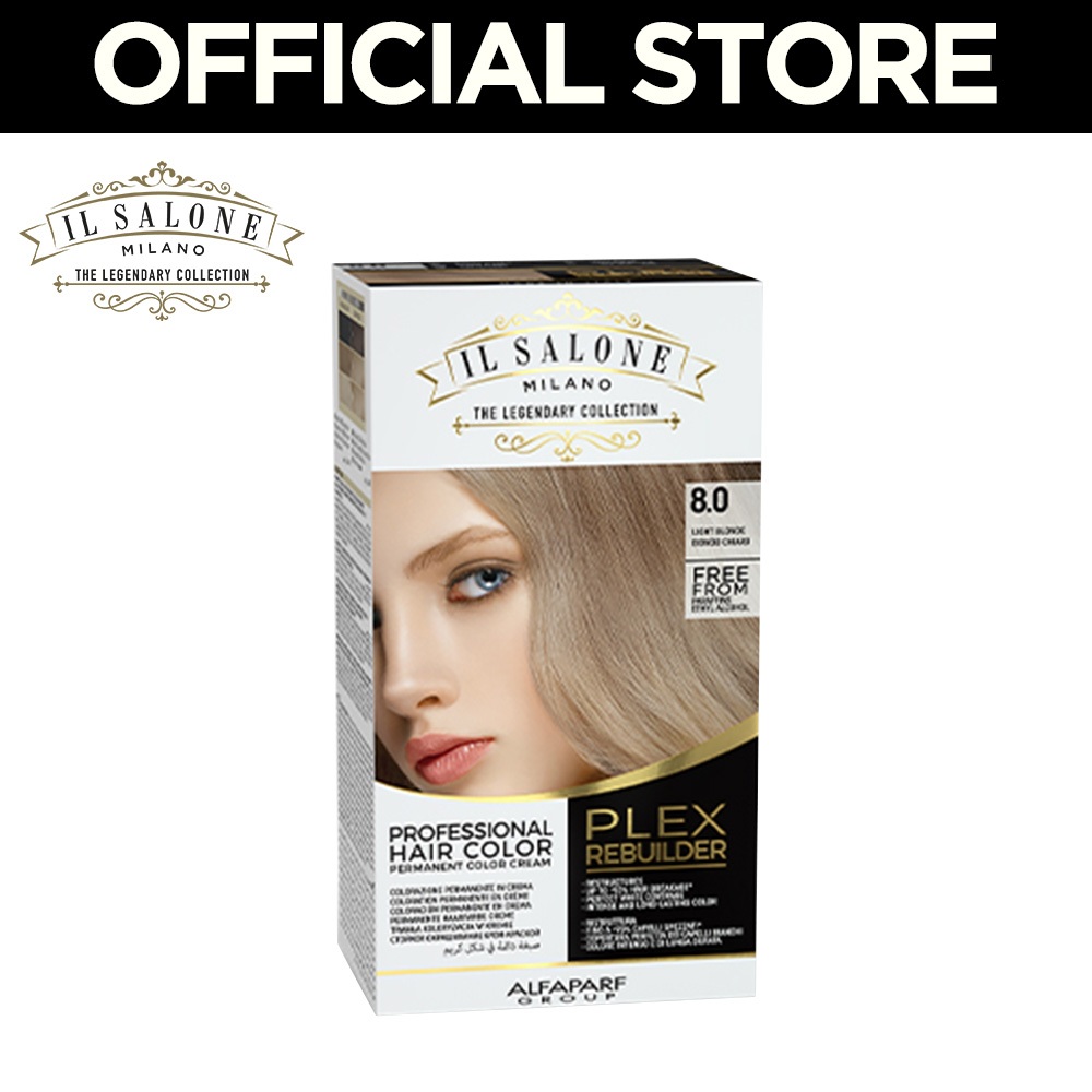 Il Salone Milano Plex Rebuilder 8.0 Light Blonde Hair Color ISPF022433 ...