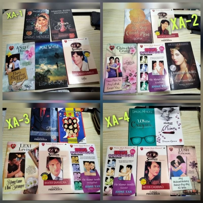 X 5 PIECES PHR BRAND NEW (RANDOM) TAGALOG ROMANCE POCKETBOOK | Shopee ...