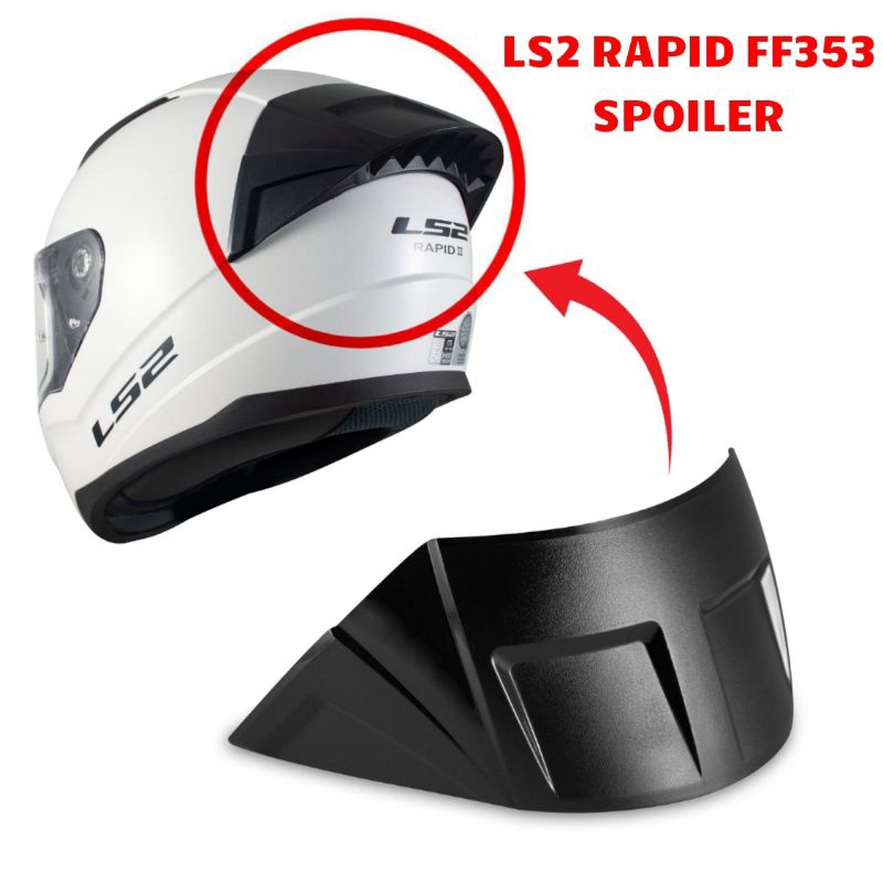 LS2 RAPID FF353 SPOILER ONLY (ORIGINAL) | Shopee Philippines