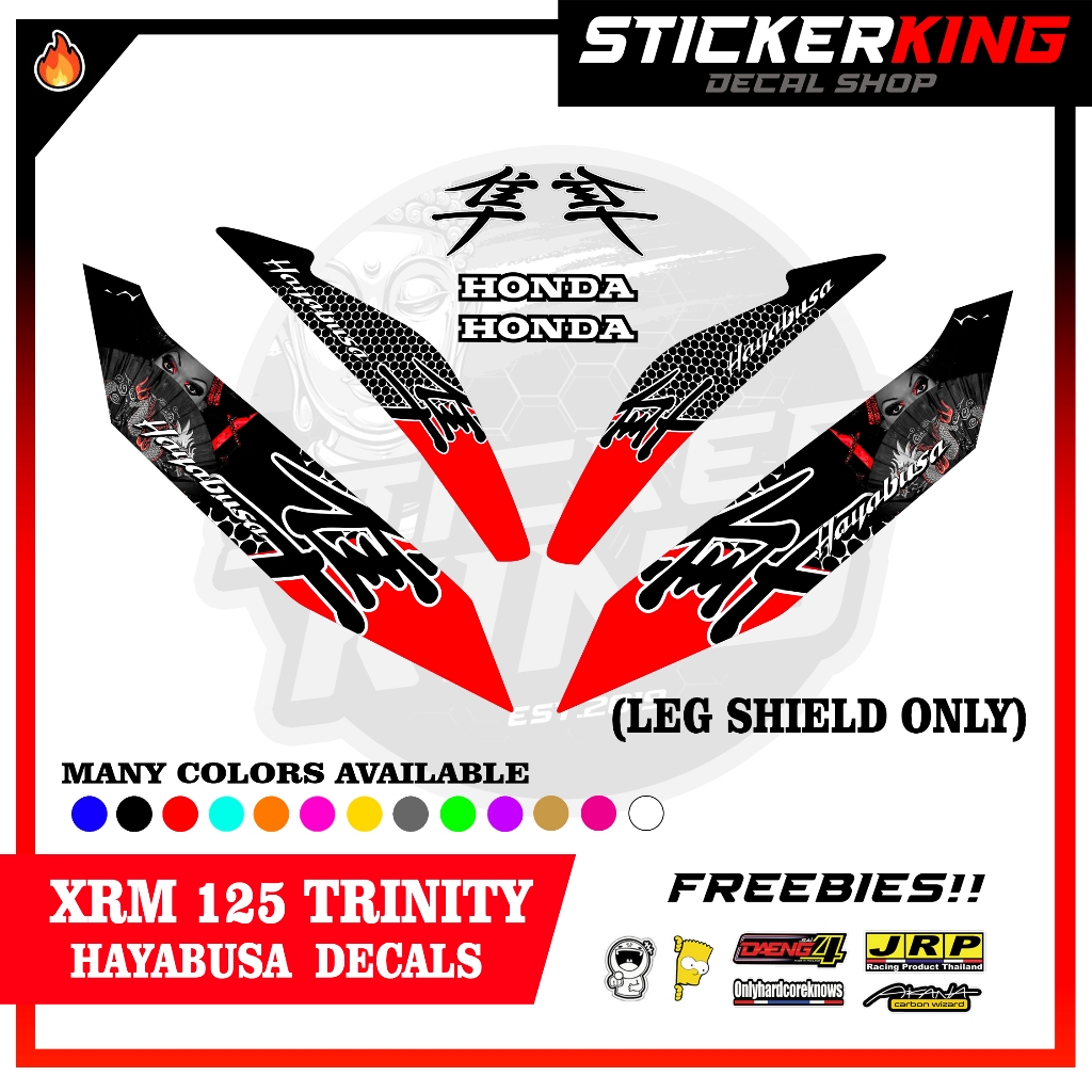 XRM 125 Trinity Hayabusa Decals with Freebies Stickers Thailand Indo ...