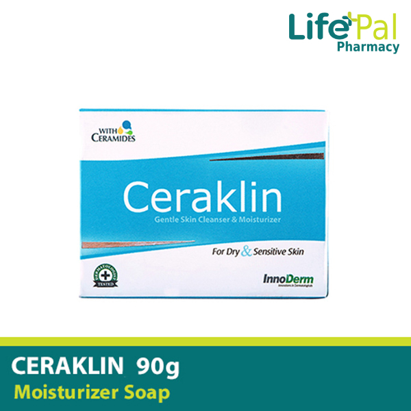 Ceraklin Gentle Skin Cleanser And Moisturizer Soap 90G | Shopee Philippines