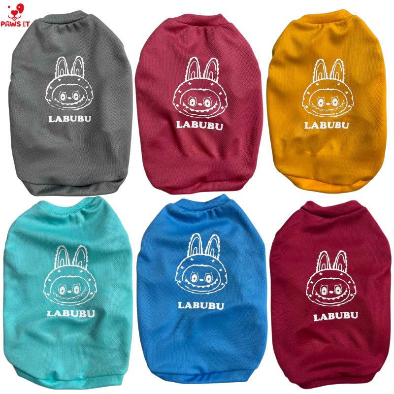 Paws it Dog Cat Clothes Dog Labubu Shirts Dog Sando Dog Shirts | Shopee ...
