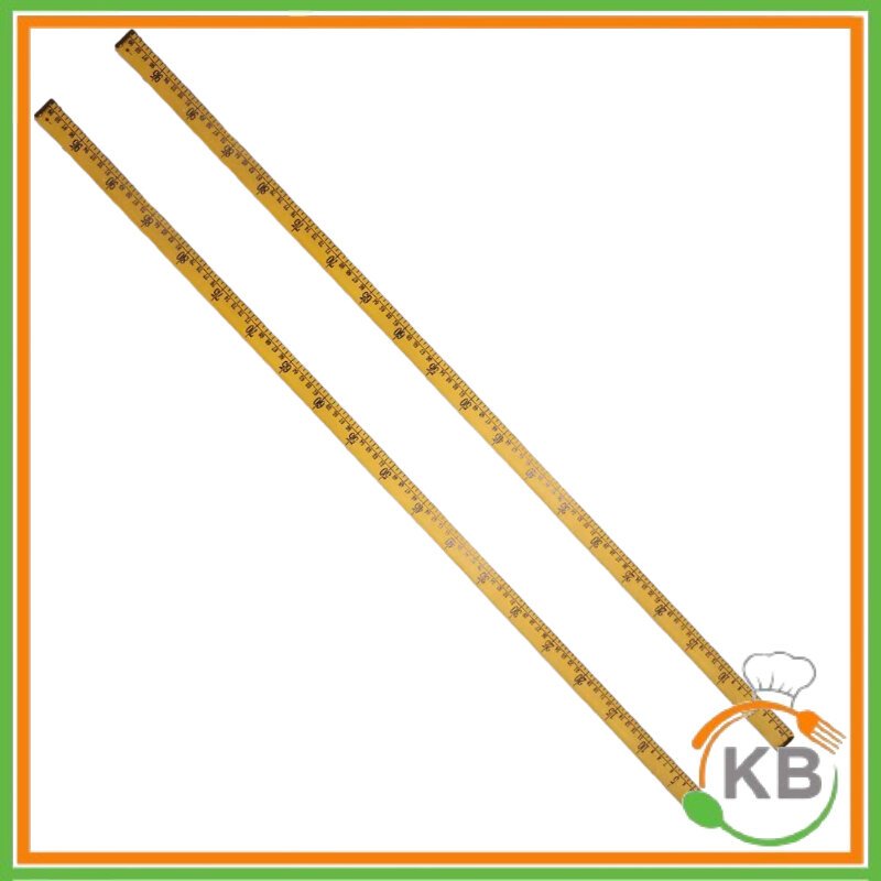 KITCHEN BUDDY Honcer Wood meter Stick 100cm school/office supplies ...